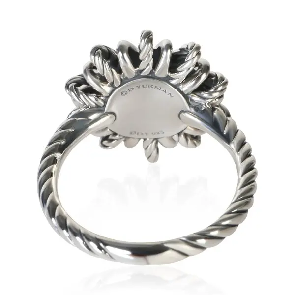 David Yurman Sterling Silver Topaz Starburst Ring