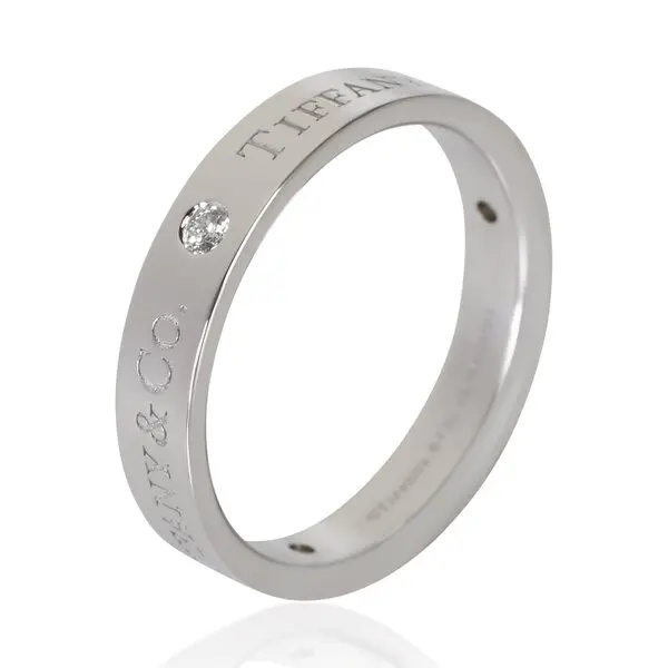 Tiffany & Co. Diamond 4mm T&co. Band