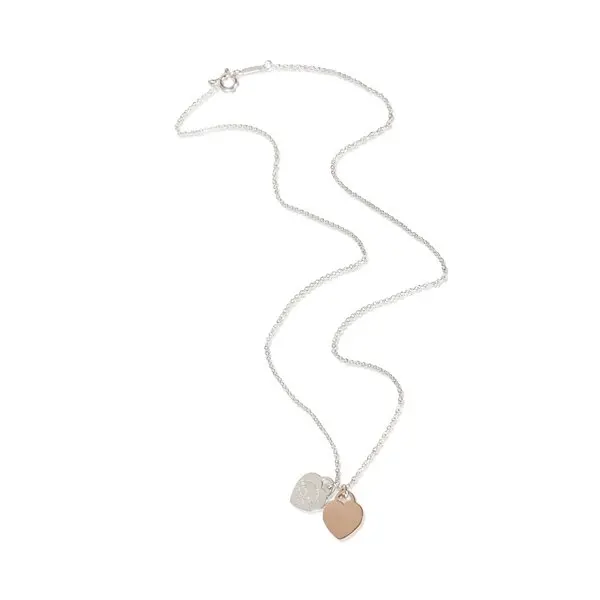 Tiffany & Co. Sterling Silver & Rubedo Return To Pendant