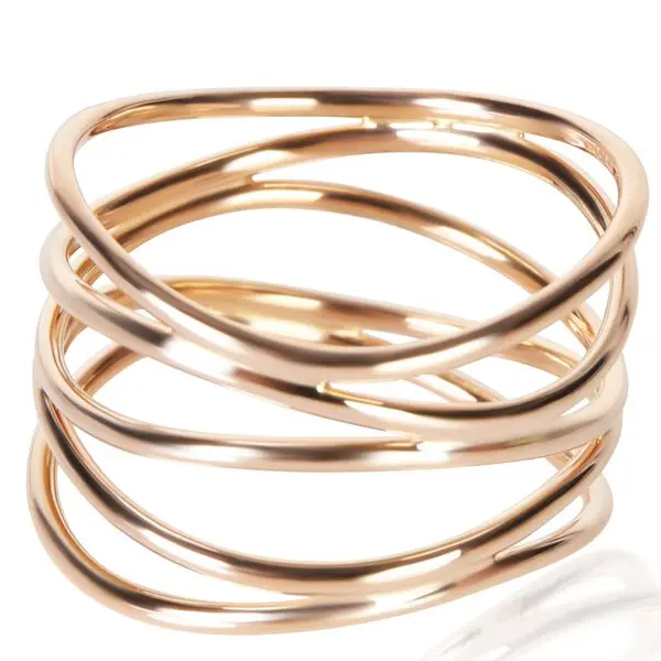 Tiffany & Co. Rose Gold Elsa Peretti Wave Ring - Rose_gold