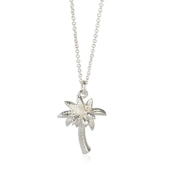 Tiffany & Co. Sterling Silver Palm Tree Pendant - Sterling_silver