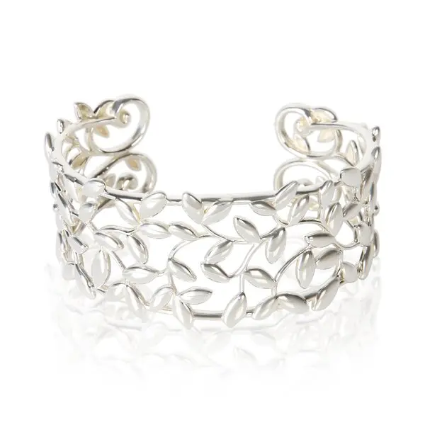 Tiffany & Co. Sterling Silver Paloma Picasso Olive Leaf Bracelet - Sterling_silver