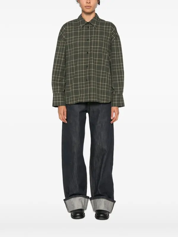 TOTEME Cotton Boxy Shirt - Multicolor