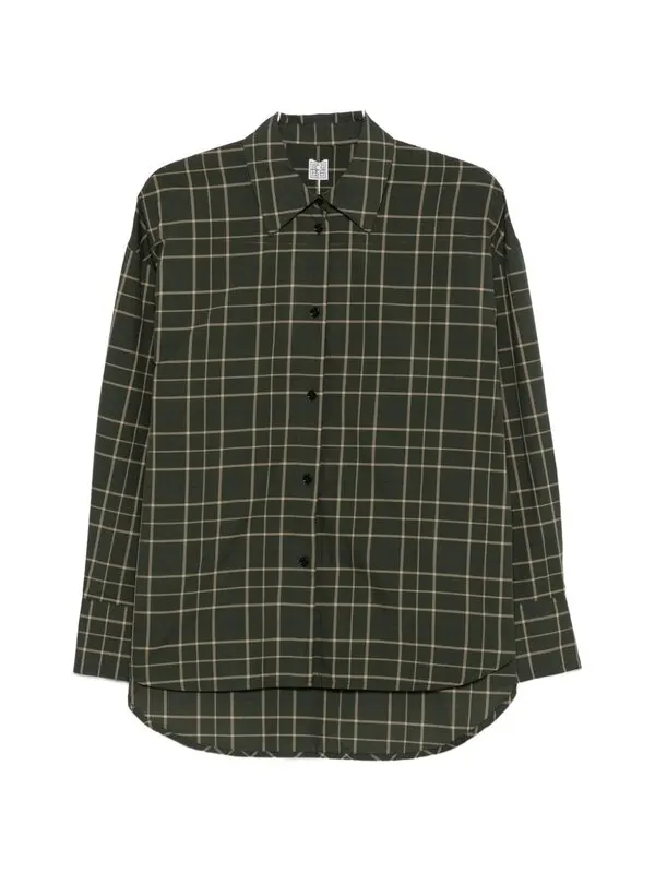 TOTEME Cotton Boxy Shirt - Multicolor