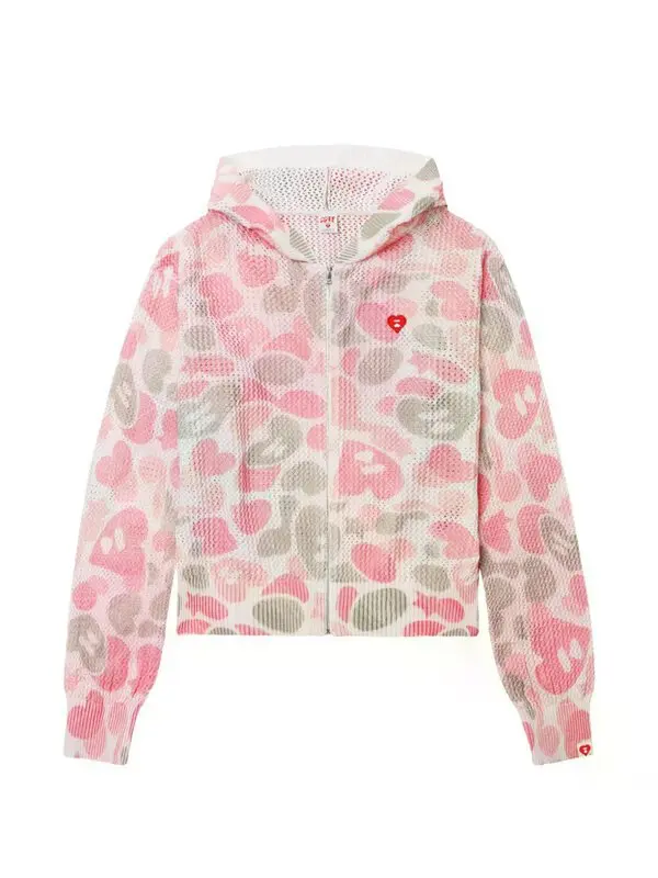 AAPE BY *A BATHING APE Camouflage-print Zip-up Hoodie