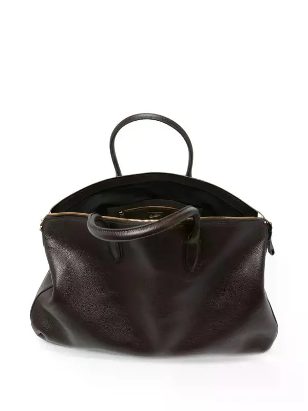 Borsalino Grained-texture Duffle Bag