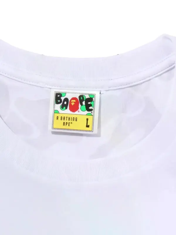 A BATHING APE One Point Embroidered T-shirt