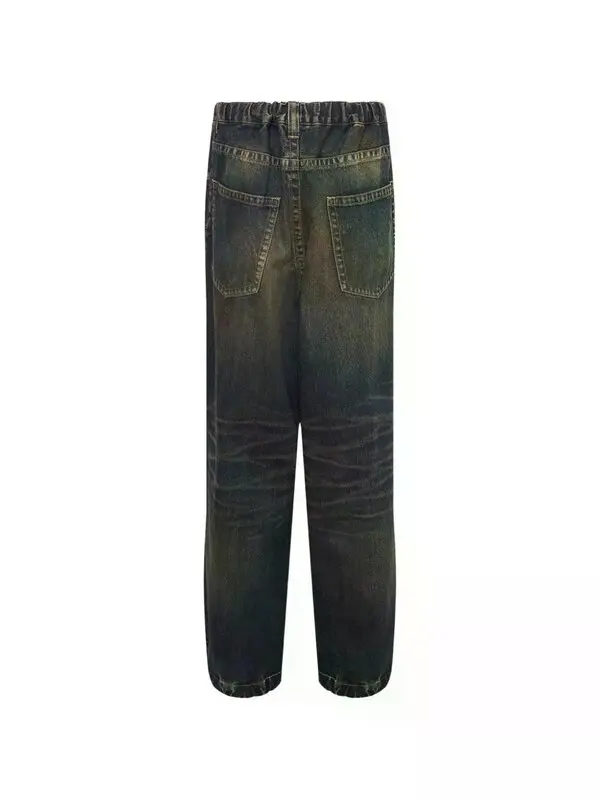 Mihara Yasuhiro Combined Sweat Denim Pants