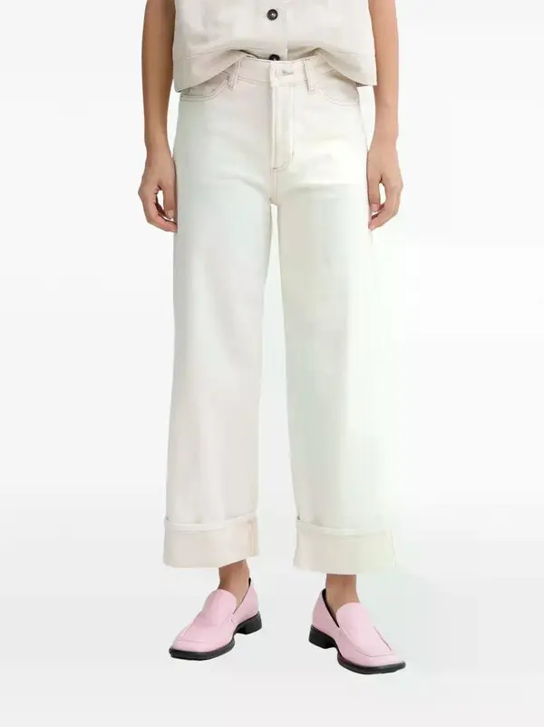 Marc O'polo Turn-up Cuff Wide-leg Jeans