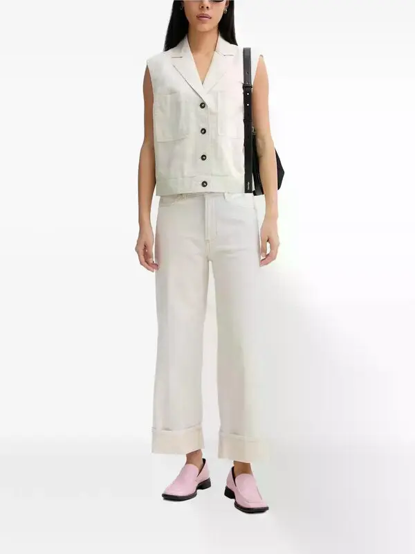Marc O'polo Turn-up Cuff Wide-leg Jeans