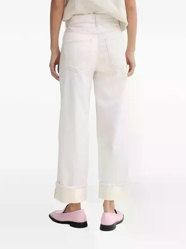 Marc O'polo Turn-up Cuff Wide-leg Jeans