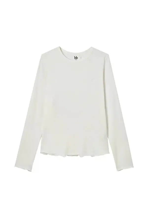 B+AB Lettuce-hem Long-sleeve T-shirt