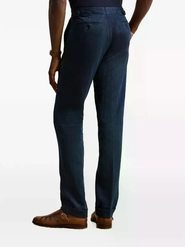 Ralph Lauren Purple Label Gregory Herringbone Trousers