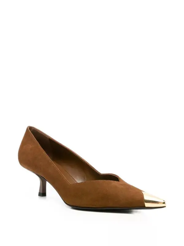 GIUSEPPE ZANOTTI Metal-tip Kitten-heel Pumps