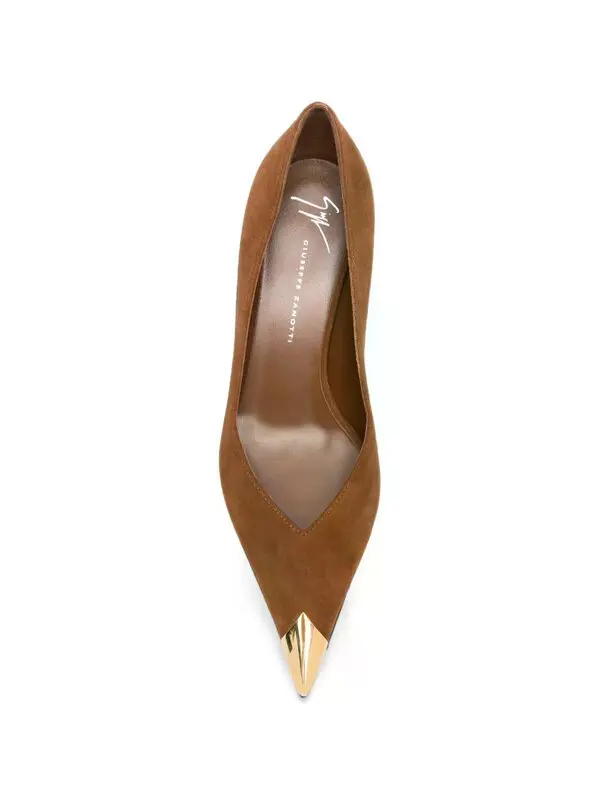 GIUSEPPE ZANOTTI Metal-tip Kitten-heel Pumps