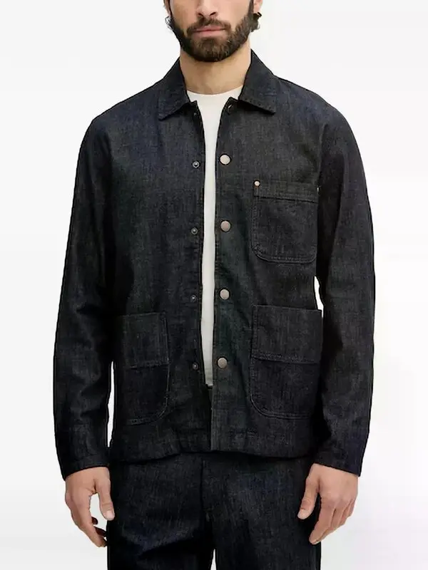 BENETTON Patch-pocket Denim Shirt
