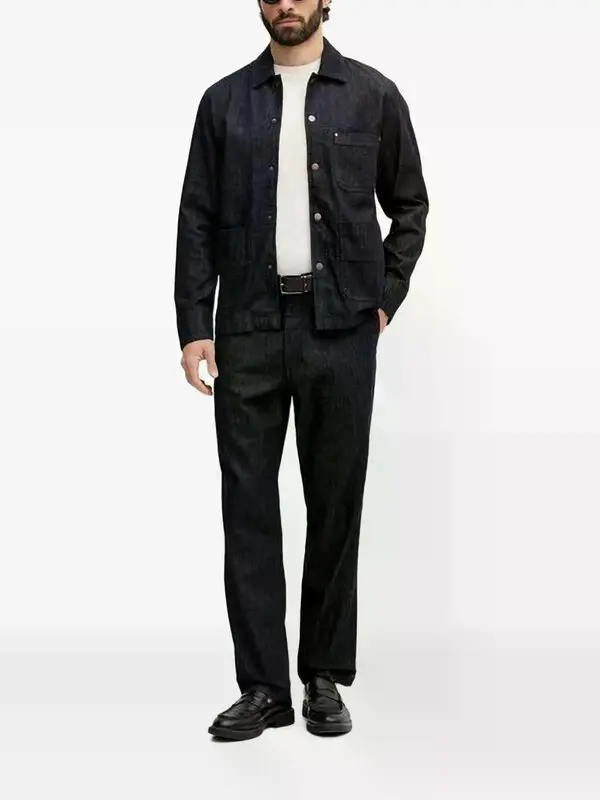 BENETTON Patch-pocket Denim Shirt