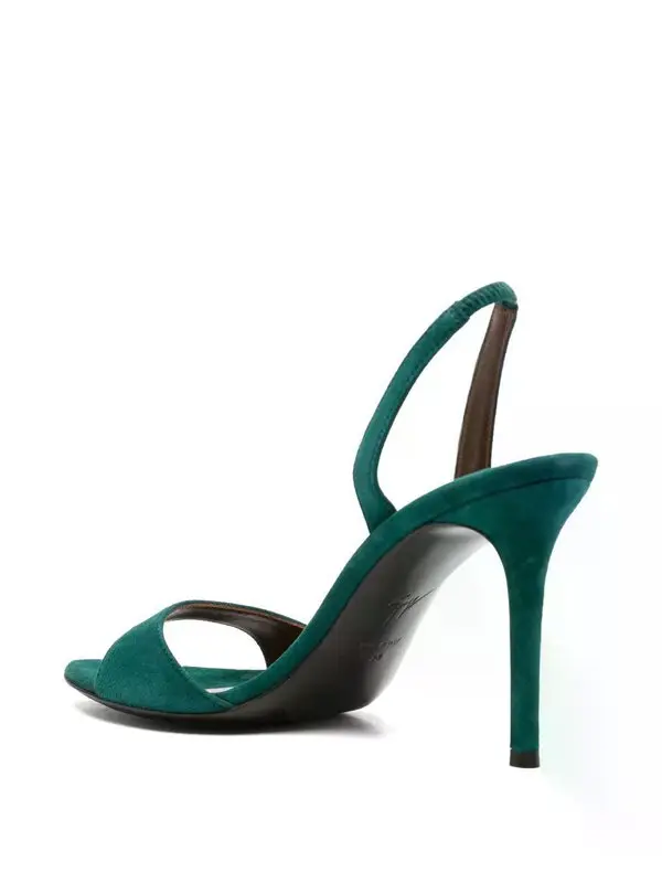 GIUSEPPE ZANOTTI Lilibeth Slingback Suede Sandals