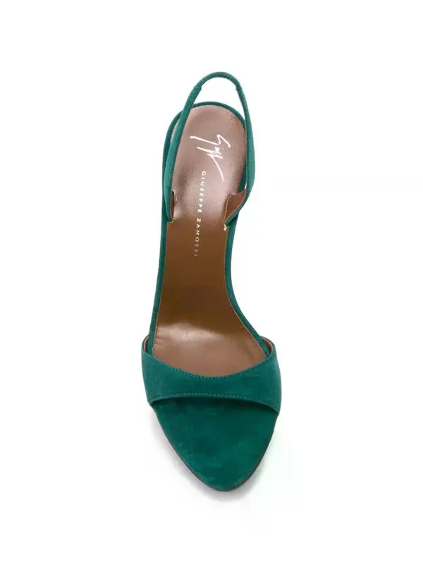 GIUSEPPE ZANOTTI Lilibeth Slingback Suede Sandals