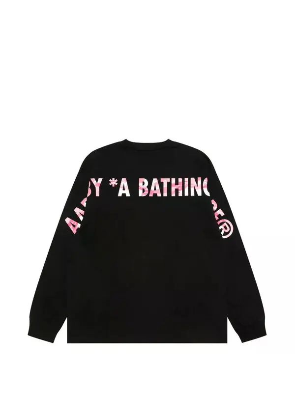 AAPE BY *A BATHING APE Camo-print Logo T-shirt
