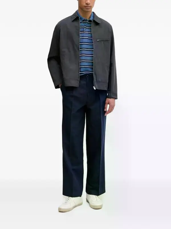 BENETTON Pleated Straight-leg Trousers
