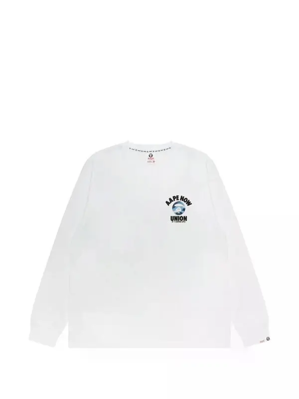AAPE BY *A BATHING APE Logo-print Long-sleeve T-shirt