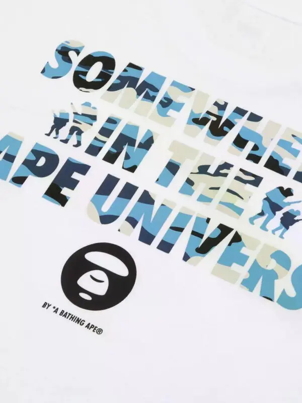 AAPE BY *A BATHING APE Logo-print Long-sleeve T-shirt