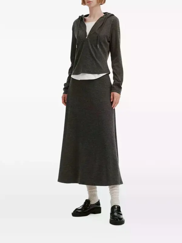 B+AB Hooded Two-piece Skirt Set