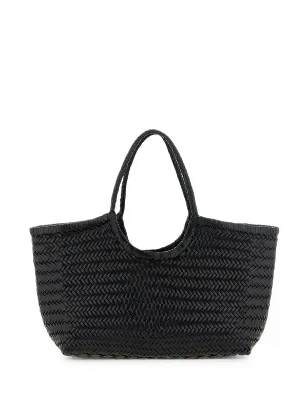 Dragon Diffusion Big Nantucket Woven Leather Shoulder Bag