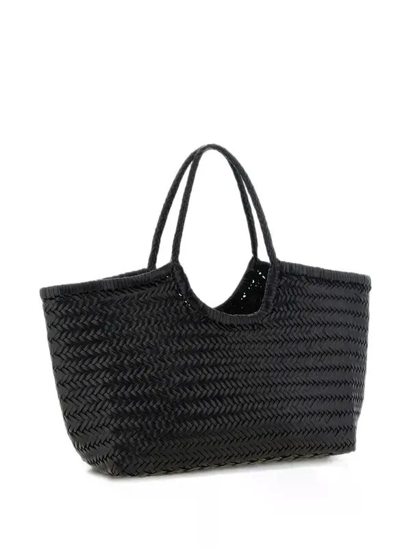 Dragon Diffusion Big Nantucket Woven Leather Shoulder Bag
