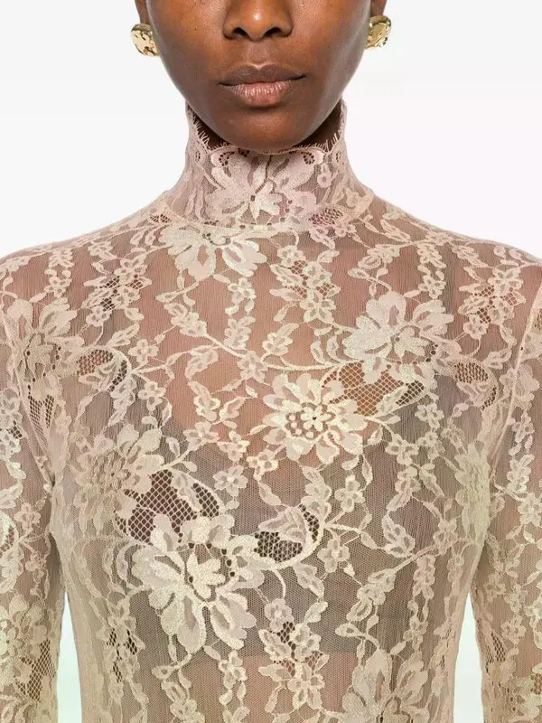 Valentino Garavani Lace Bodysuit - Pink