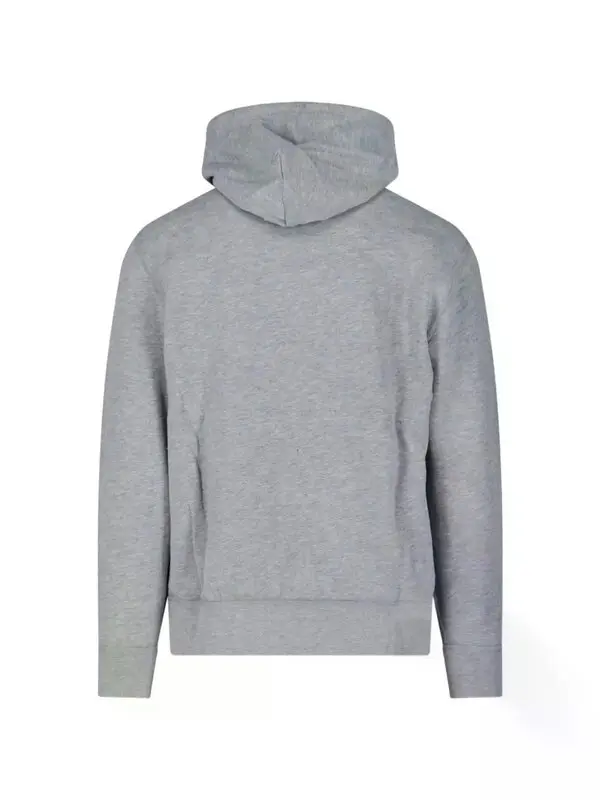 Polo Ralph Lauren Logo-embroidered Hoodie - Grey