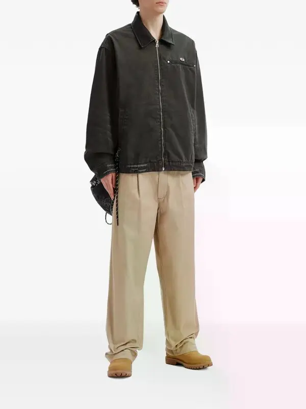 MUSIUM DIV. Logo-patch Zip-up Jacket