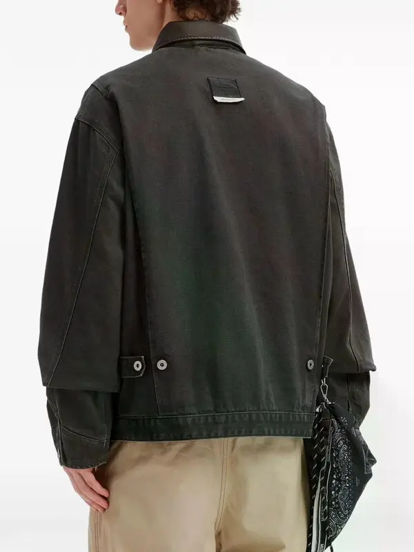 MUSIUM DIV. Logo-patch Zip-up Jacket