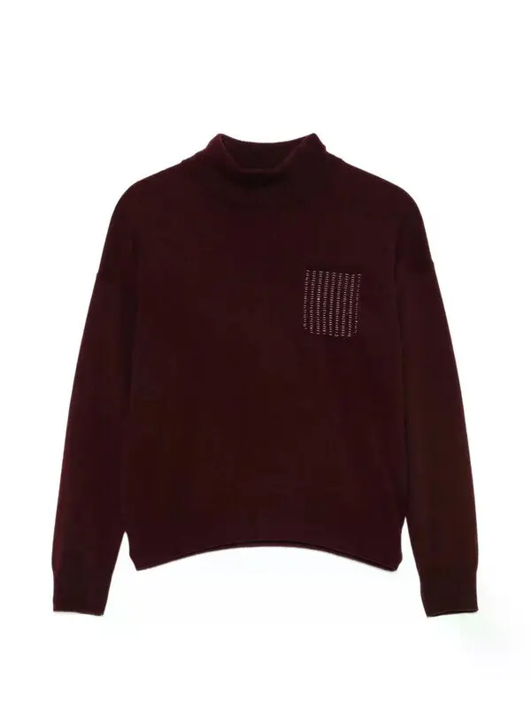 Peserico Bead-embellished High-neck Sweater