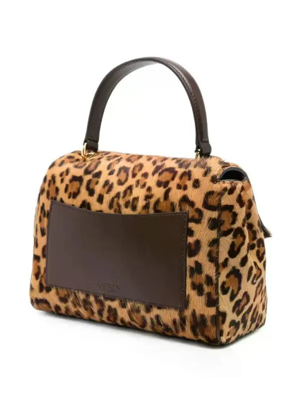 Ralph Lauren Leopard-print Leather Shoulder Bag