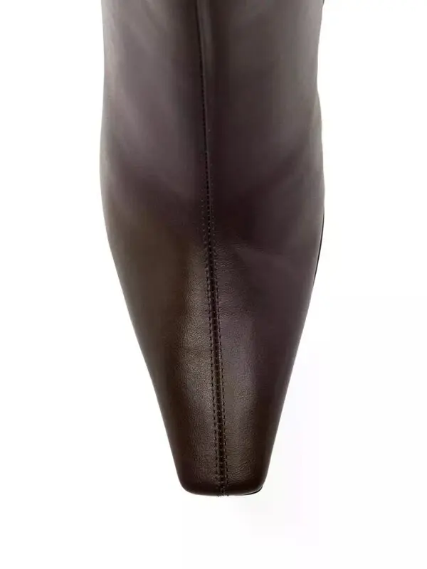 GIUSEPPE ZANOTTI Pointed-toe Leather Boots