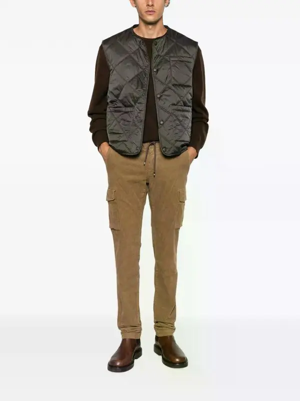 MASON'S Corduroy Drawstring Cargo Trousers