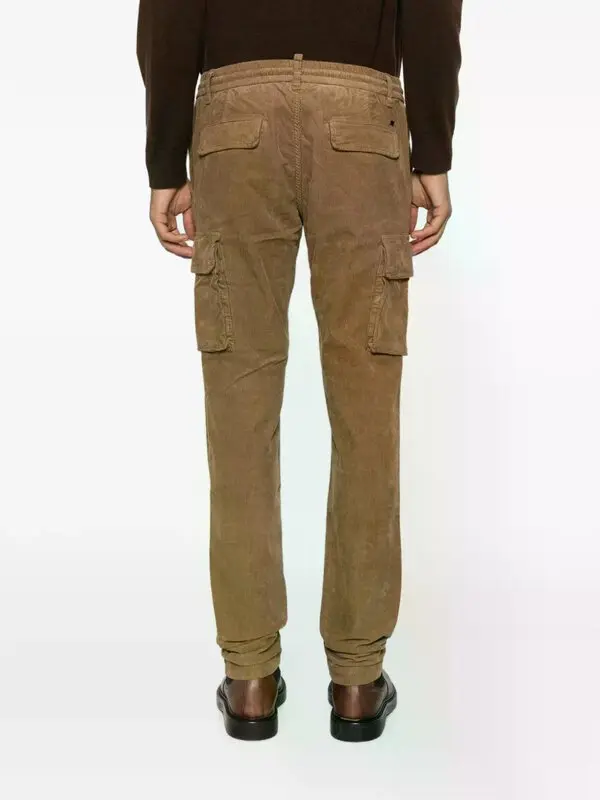 MASON'S Corduroy Drawstring Cargo Trousers