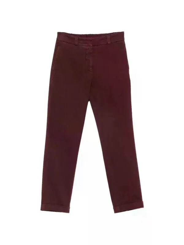Peserico Stretch-cotton Straight Trousers