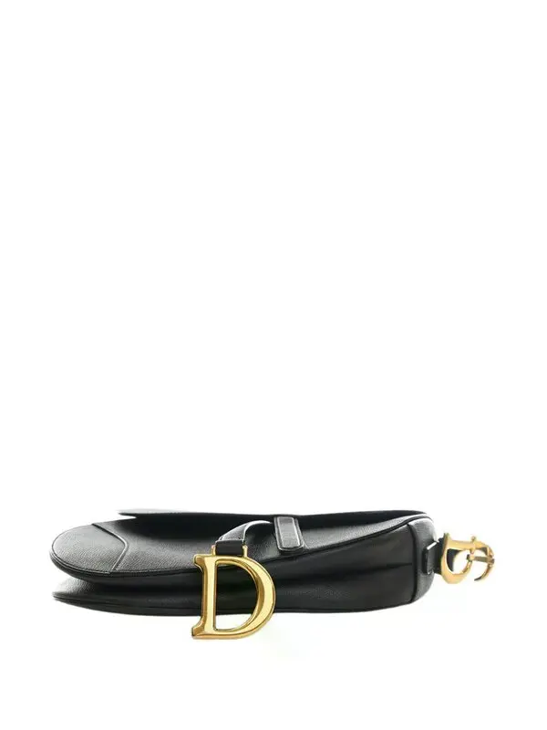 Dior 2018 Grained Calfskin Saddle Bag Shoulder Bag