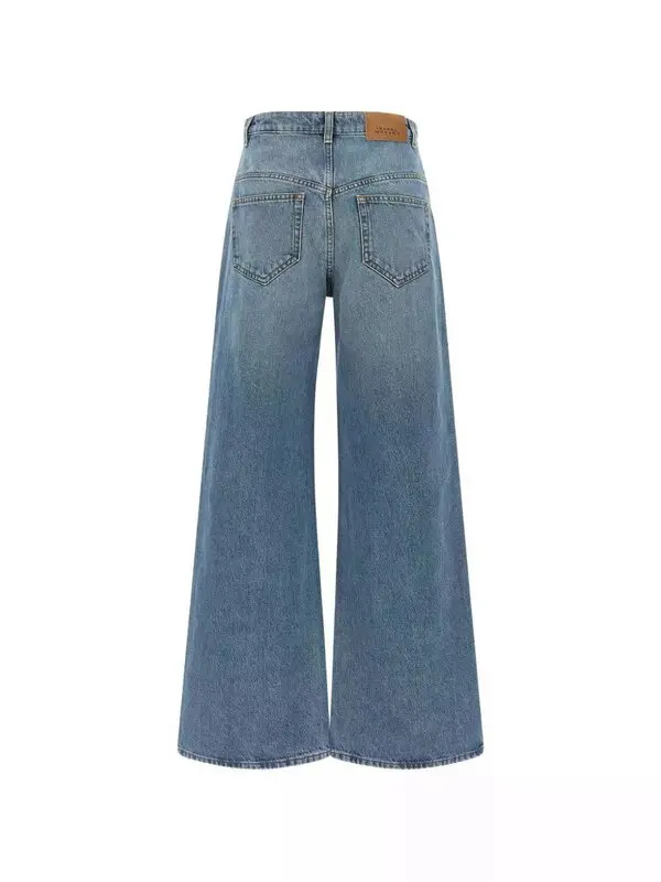MARANT ETOILE Lemony Wide-leg Jeans