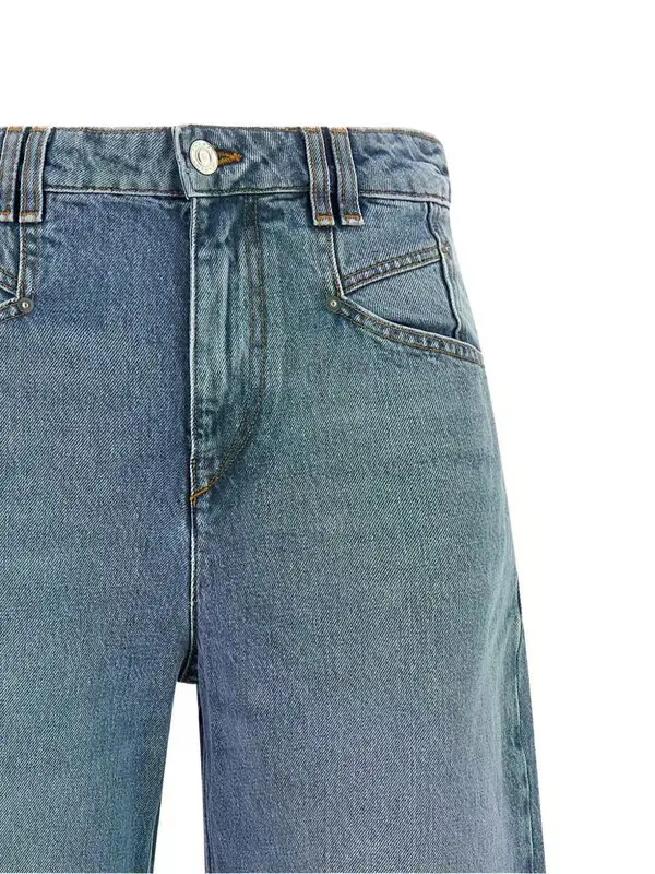 MARANT ETOILE Lemony Wide-leg Jeans
