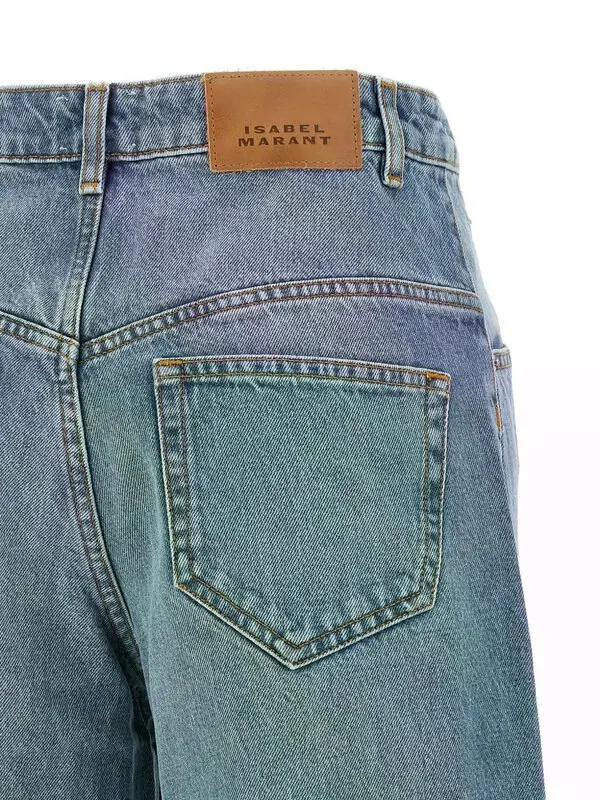 MARANT ETOILE Lemony Wide-leg Jeans