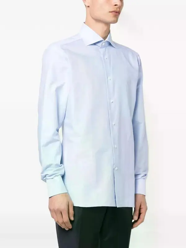 Zegna Spread-collar Button-up Shirt