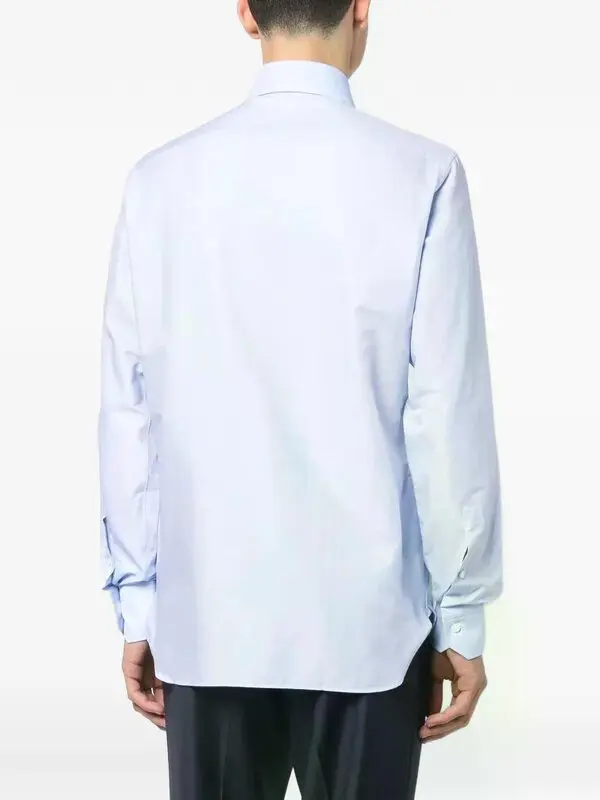 Zegna Spread-collar Button-up Shirt
