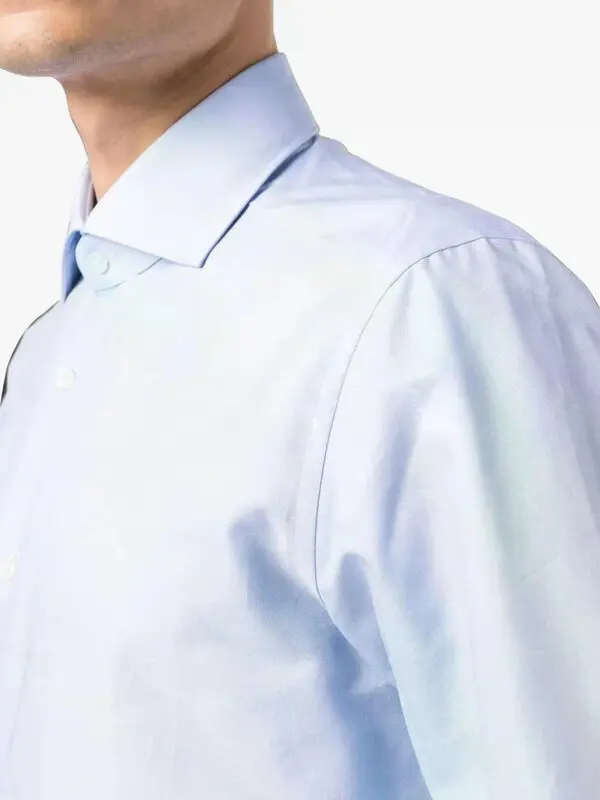 Zegna Spread-collar Button-up Shirt