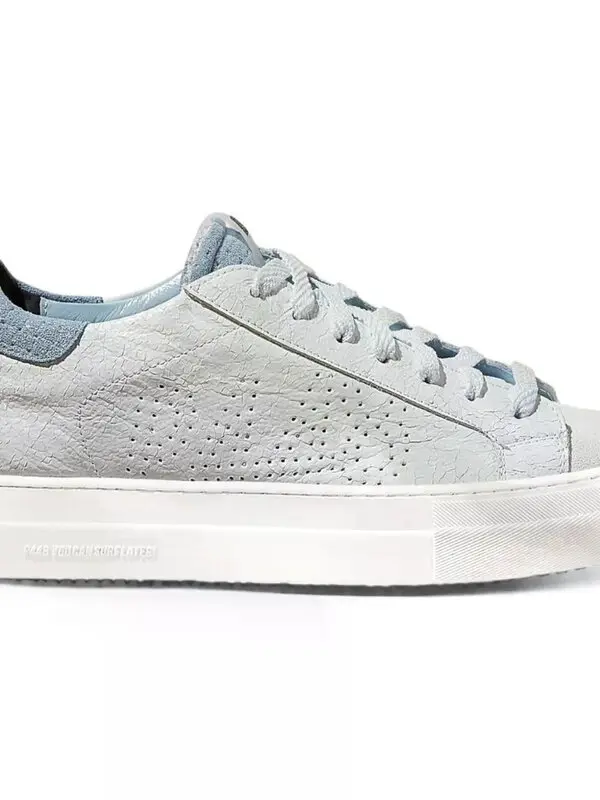 P448 Thea Crackled-leather Sneakers
