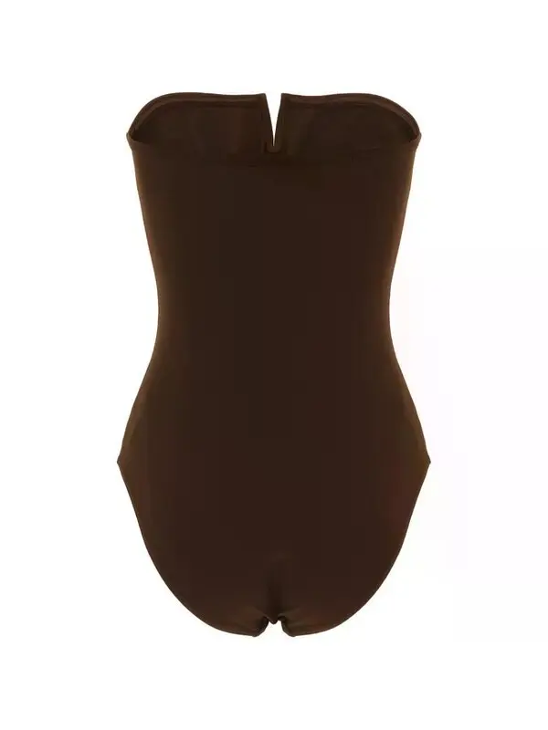 ERES Apparence Strapless Swimsuit - Brown