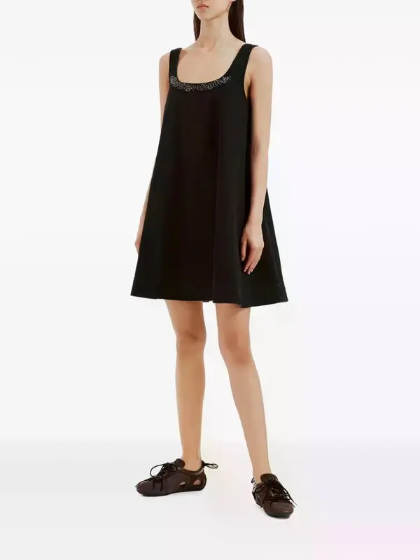 Simone Rocha Crystal-embellished Mini Dress